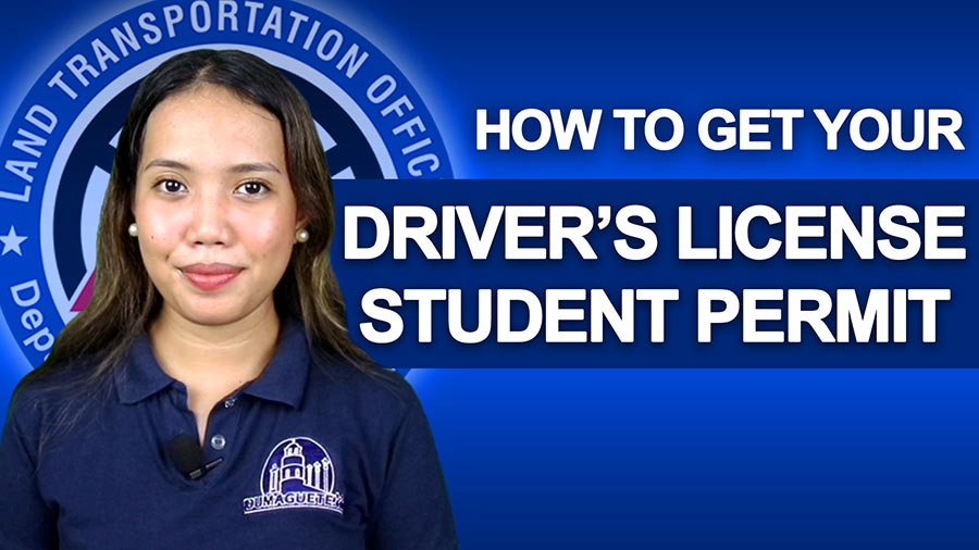 How To Get A Student Driver s Permit Video LTO Philippines