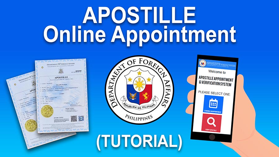 DFA Online Appointment Apostille Red Ribbon 6 MIN TUTORIAL 